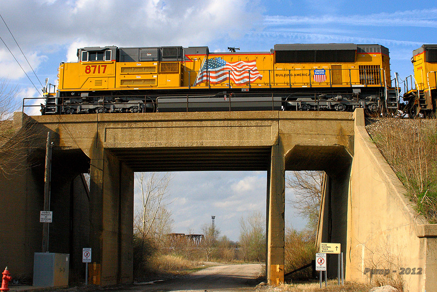 Westbound UP Auto Train